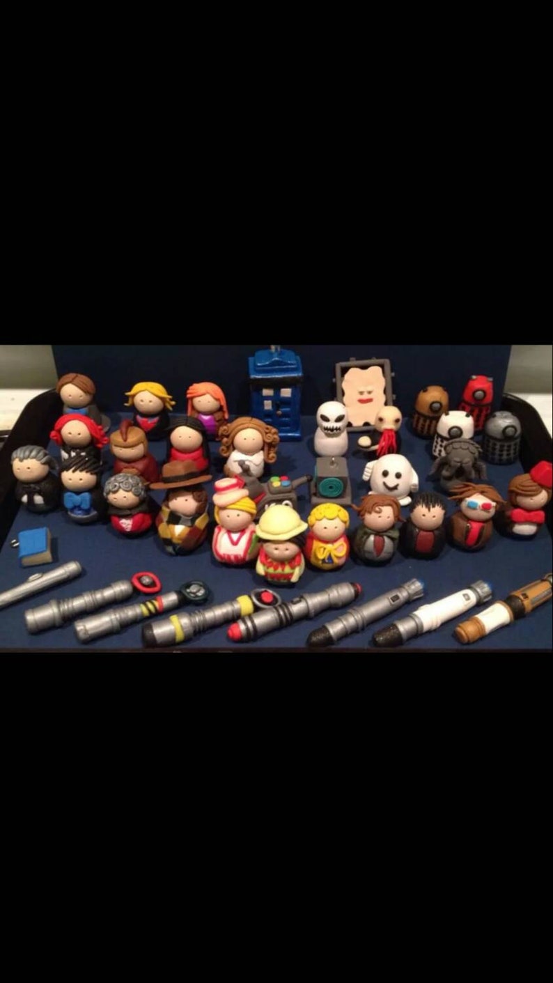 Cybermat Doctor Who Polymer Clay Figure, Ornament or Charm - Etsy