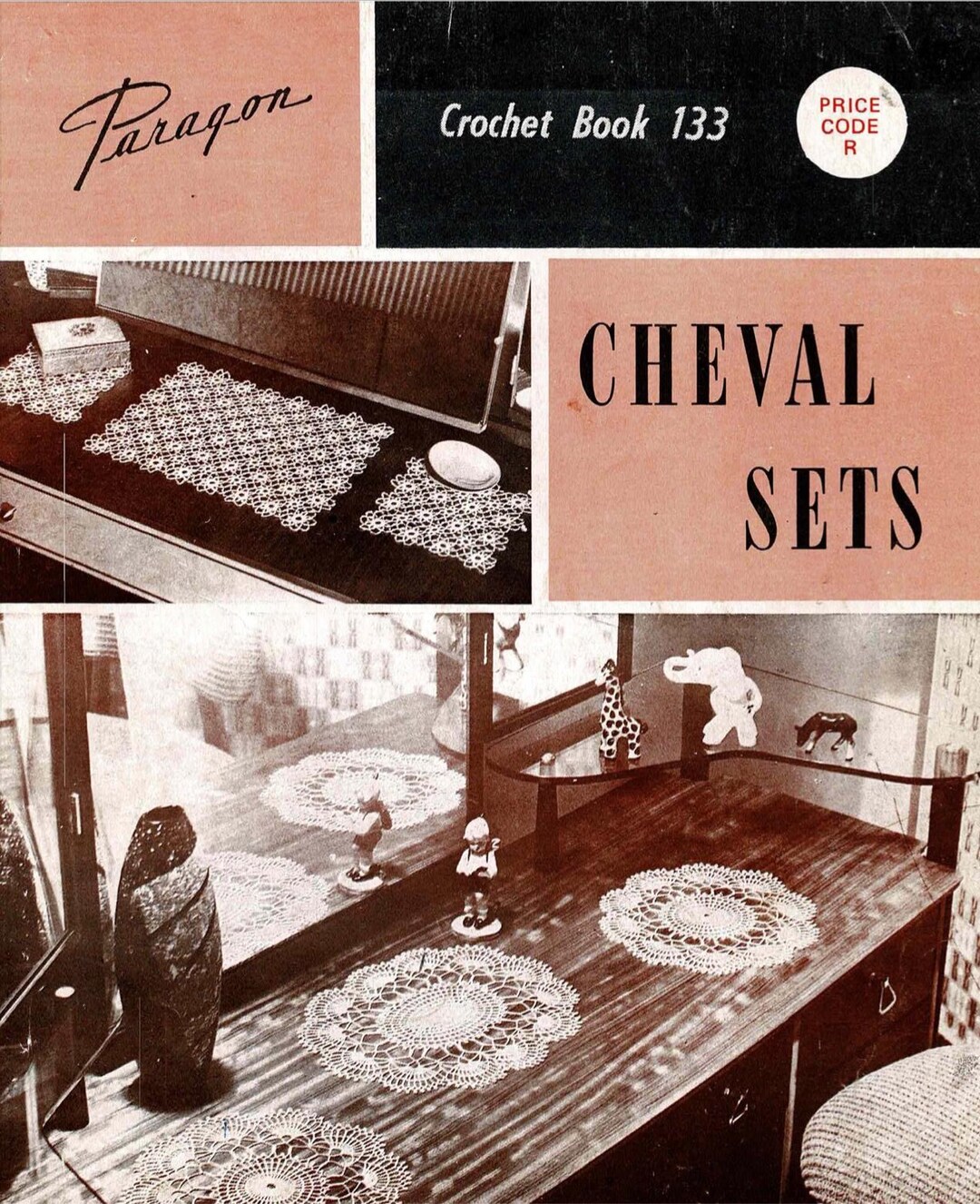 Vintage Crochet Pattern Book PDF – Paragon Book No. 133 | Cheval Sets ...