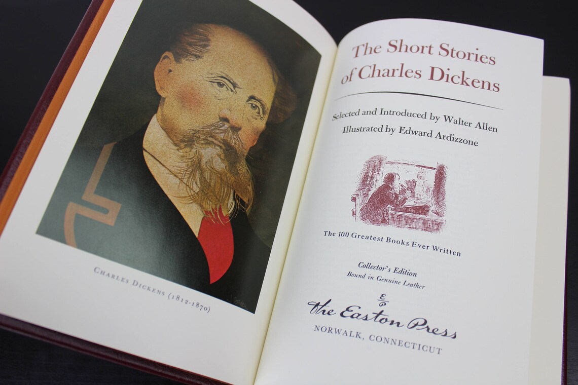 The Short Stories of Charles Dickens Illustrated Vintage Book - Etsy