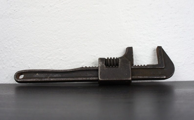 Vintage 9 Inch Auto Monkey Wrench Medium Adjustable Plumbing | Etsy