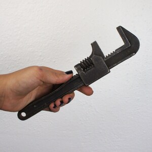 Vintage 9 Inch Auto Monkey Wrench, Medium Adjustable Plumbing Tool ...