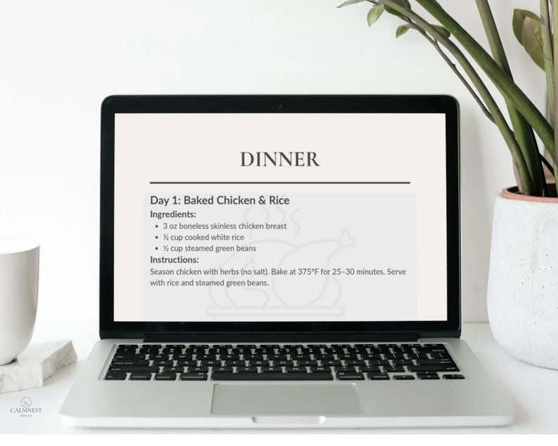 7-day Renal Diet - 21 Digital Recipes | Printable Kidney-safe Meal Plan ...