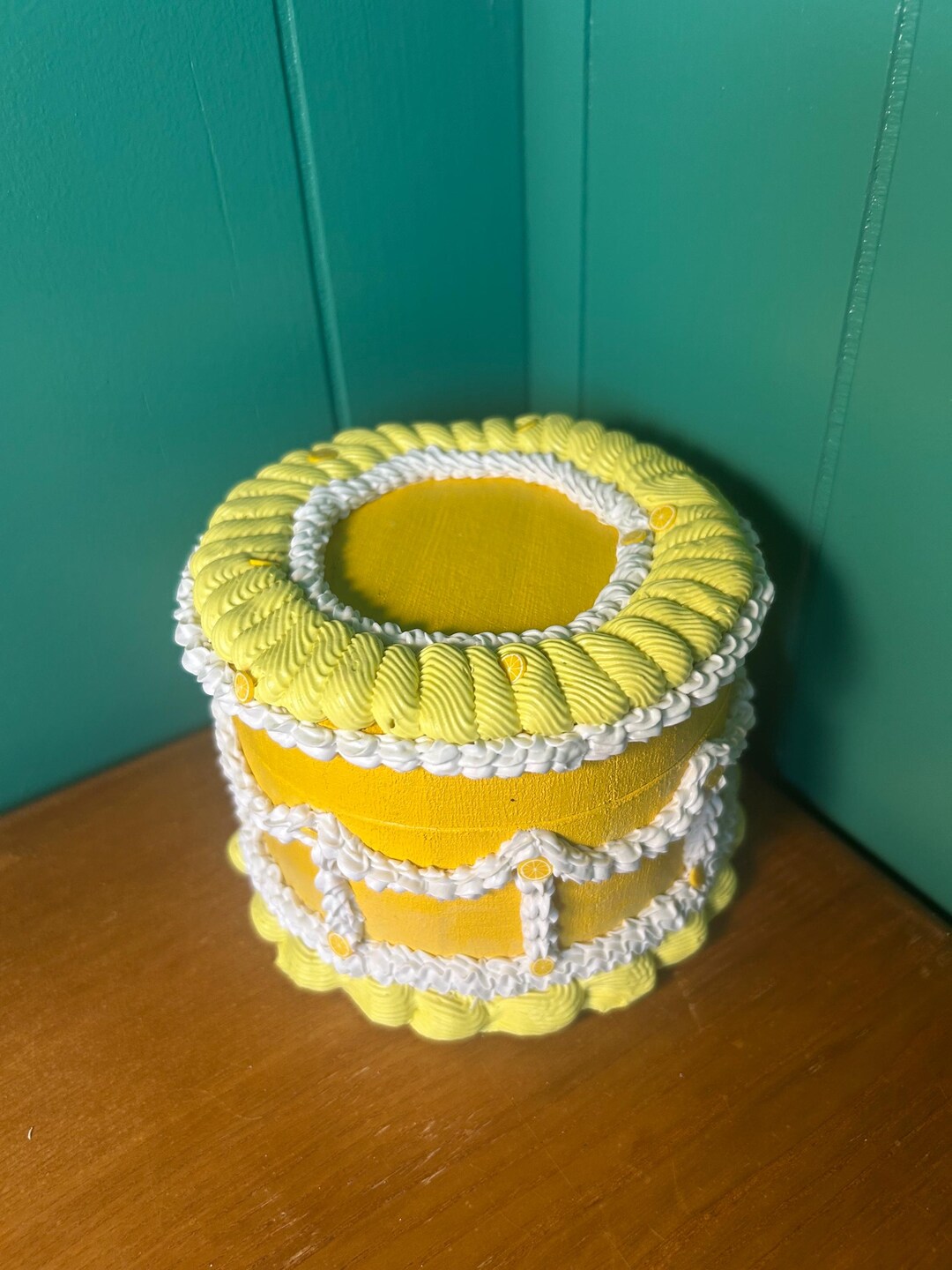 Vintage Lemon Themed Decoden Cake Box - Etsy