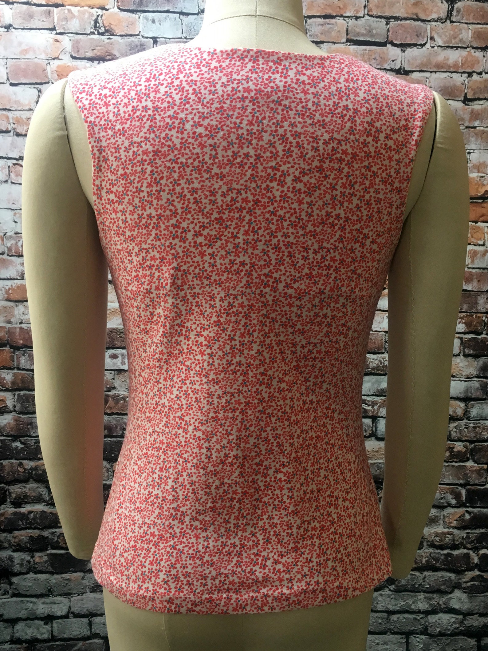 Sewing Pattern for Queen Anne Neckline Knit Tank Top: Available in ...