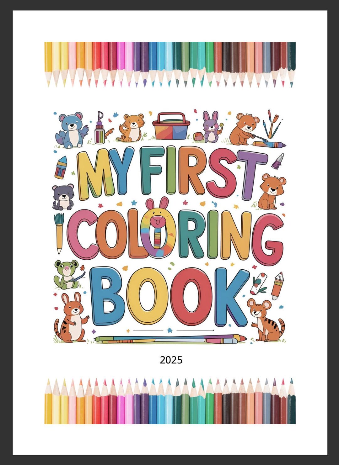 Coloring Book for Kids, My First Coloring Book, Printable Coloring ...