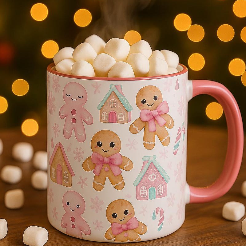 Gingerbread Mugs - Etsy