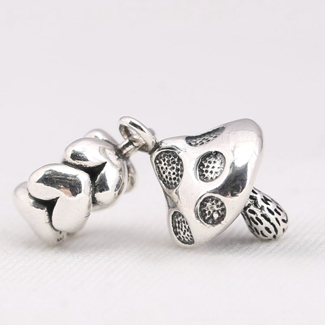 Mushroom Dangle Charm, Fit Pandora Charms, for Pandora Charm Bracelet ...