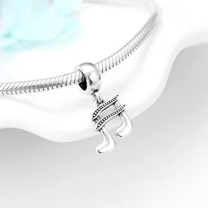 Music Note Dangle Charm, for Pandora Charm Bracelet, Fit Pandora Charms ...