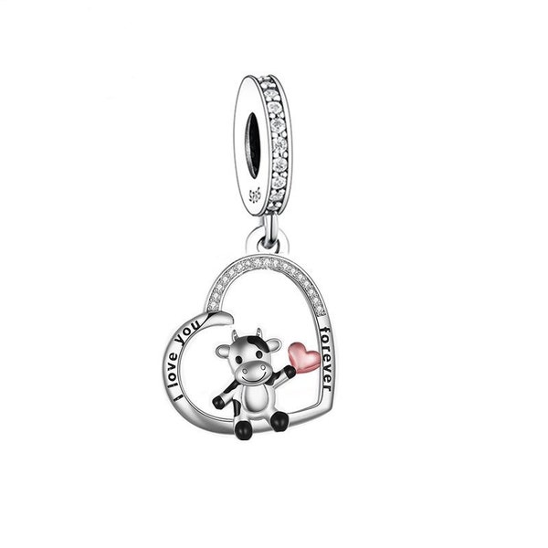 Highland Cow Pandora Charms - Etsy