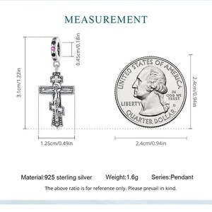 Charms for Pandora Bracelet, Jesus & Cross CZ Pendant Charm,charms for ...