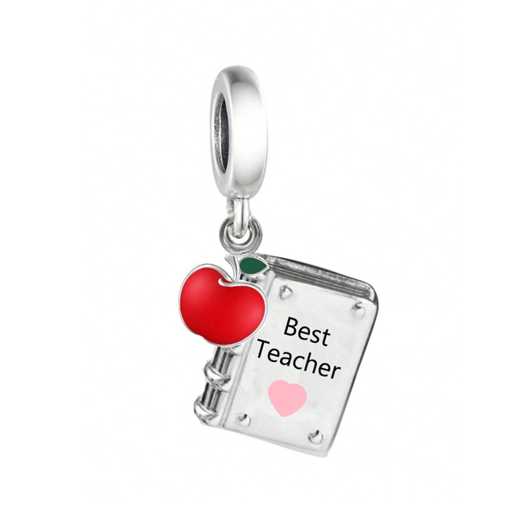 Best Teacher Book Love Charm, Charms for Pandora Bracelet, for Pandora ...