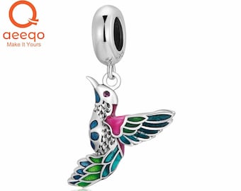Hummingbird Pandora Charm - Etsy
