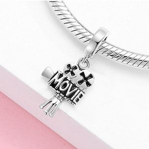 Cinema Movie Projector Charm, 925 Sterling Silver Charms, Charms for ...
