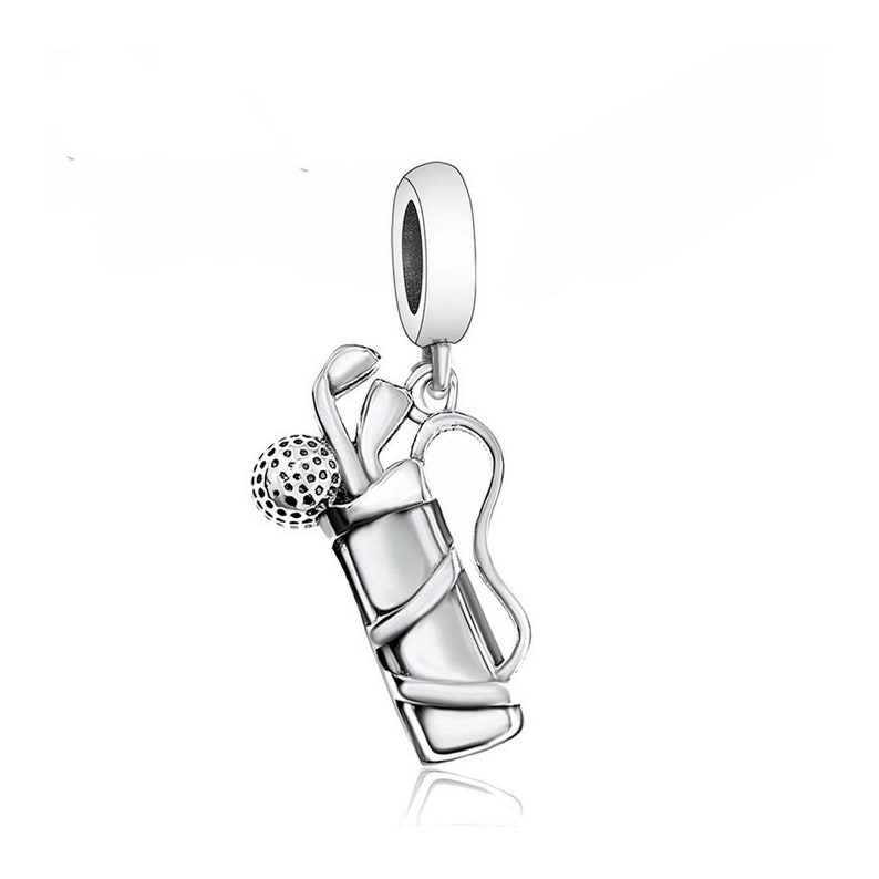 Golf Bag With Clubs and Ball Charm for Pandora Charm - Etsy