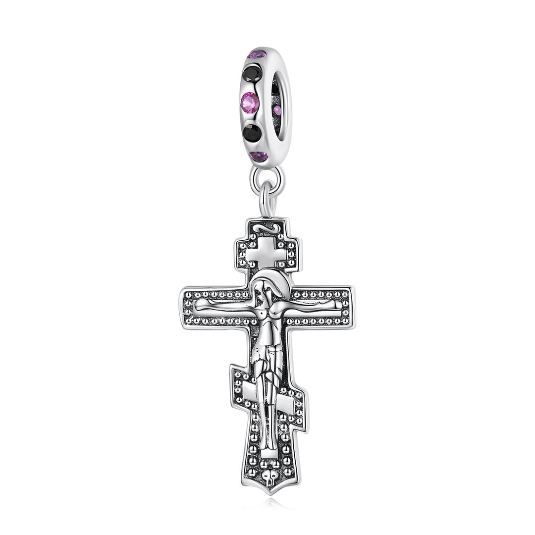 Charms for Pandora Bracelet, Jesus & Cross CZ Pendant Charm,charms for ...