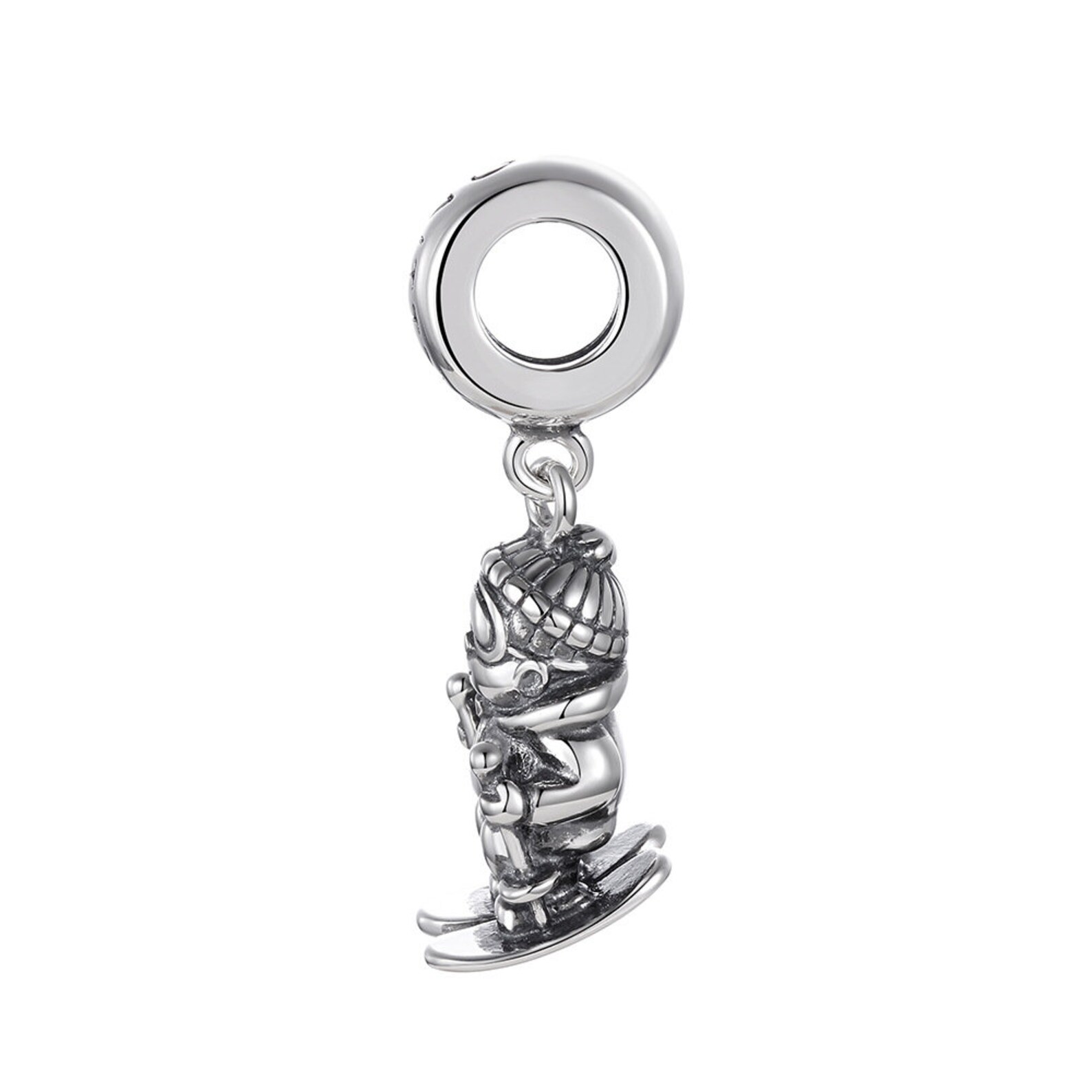 Skiing Sport Dangle Charm, Fit Pandora Charms, for Pandora Charm ...