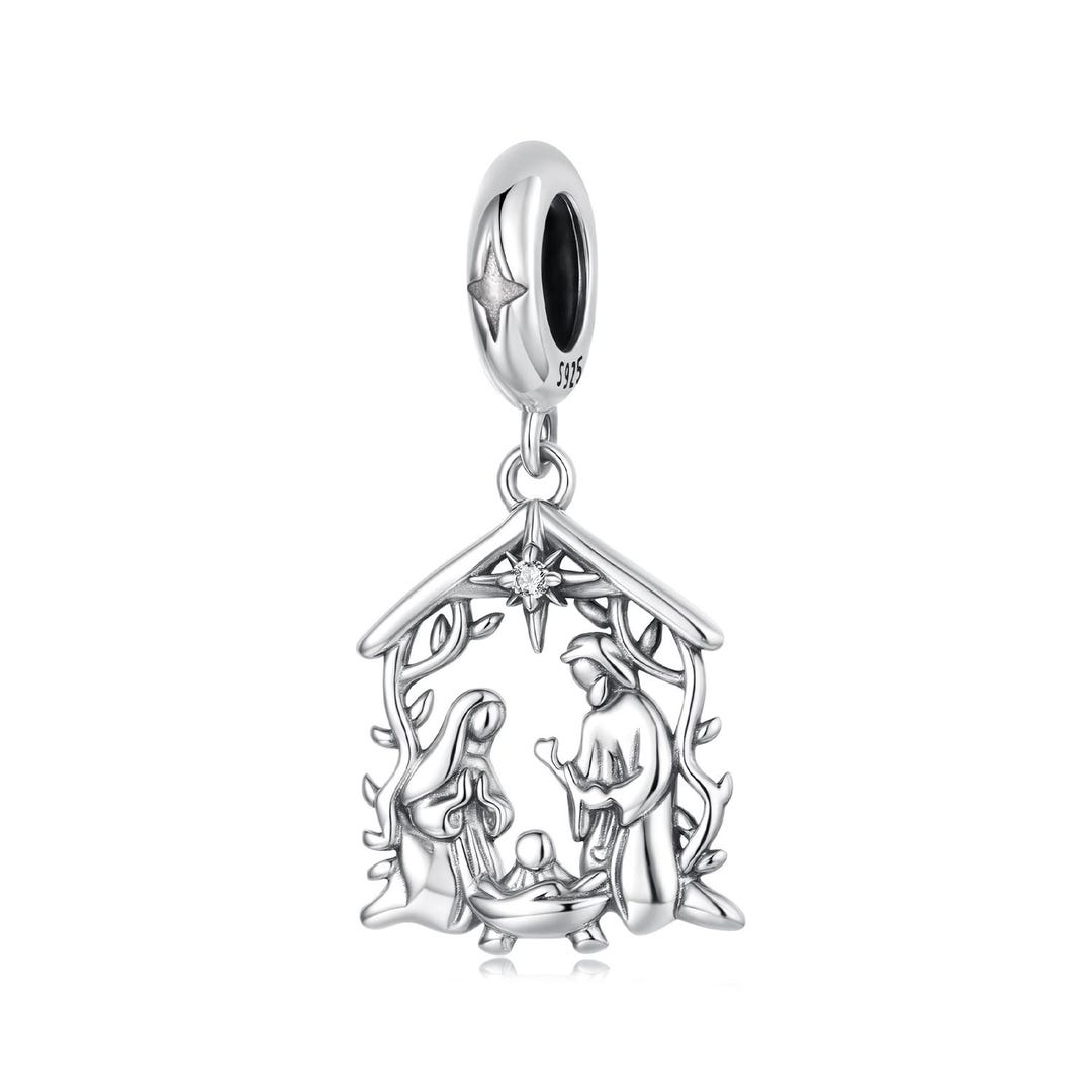 Nativity of Jesus Pendant Charm, Charms for Pandora Bracelet, for ...