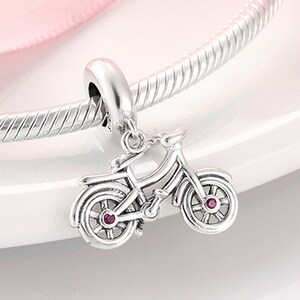 Bicycle Charm, for Pandora Charm Bracelet, 925 Sterling Silver Charms ...