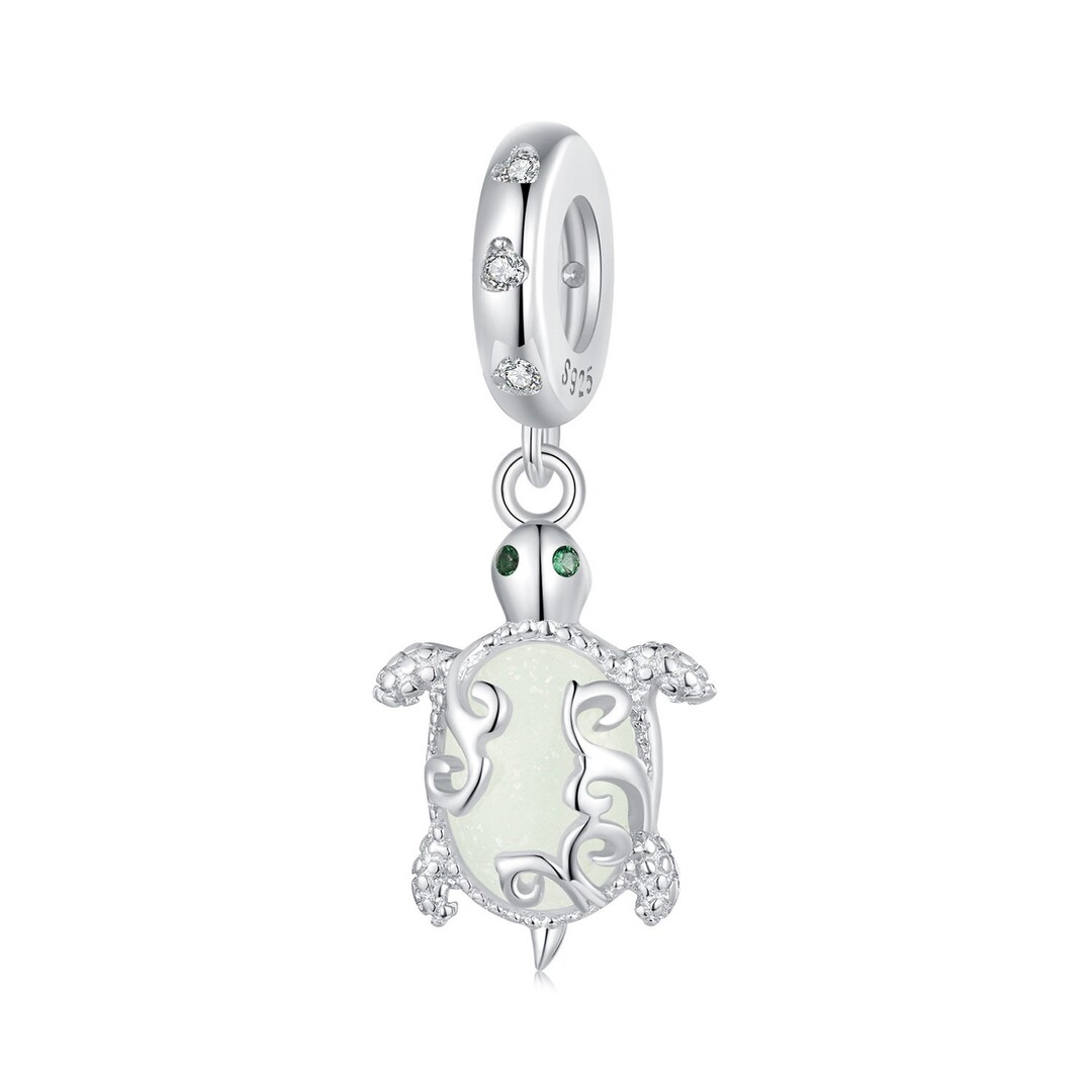 Luminous Sea Turtle Pendant Charm, Fit Pandora Charms, Charms for ...