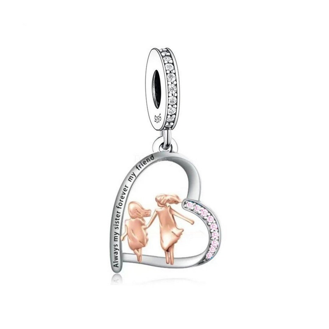 Always My Sister Forever My Friend Charm Charms for Pandora Bracelet Fit Pandora Charms 925 Sterling Silver Charms Etsy