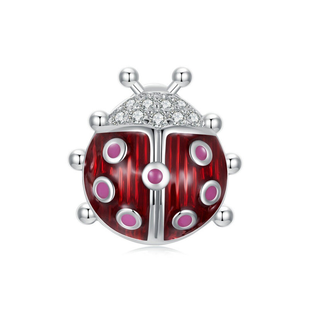 Luminous Glow-in-the-dark Ladybug Charm, Charms for Pandora Bracelet ...