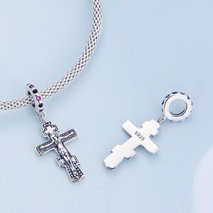 Charms for Pandora Bracelet, Jesus & Cross CZ Pendant Charm,charms for ...