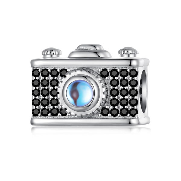 Sterling Silver Camera Charm - Etsy