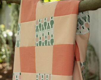 Strawberry Summer Ruby Star Society Easy to Make Gingham Picnic Quilt ...