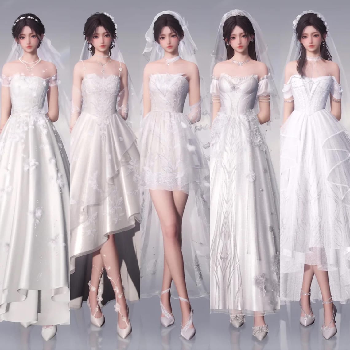 Custom Love and Deepspace Wedding Dress for Cosplay & Collection ...