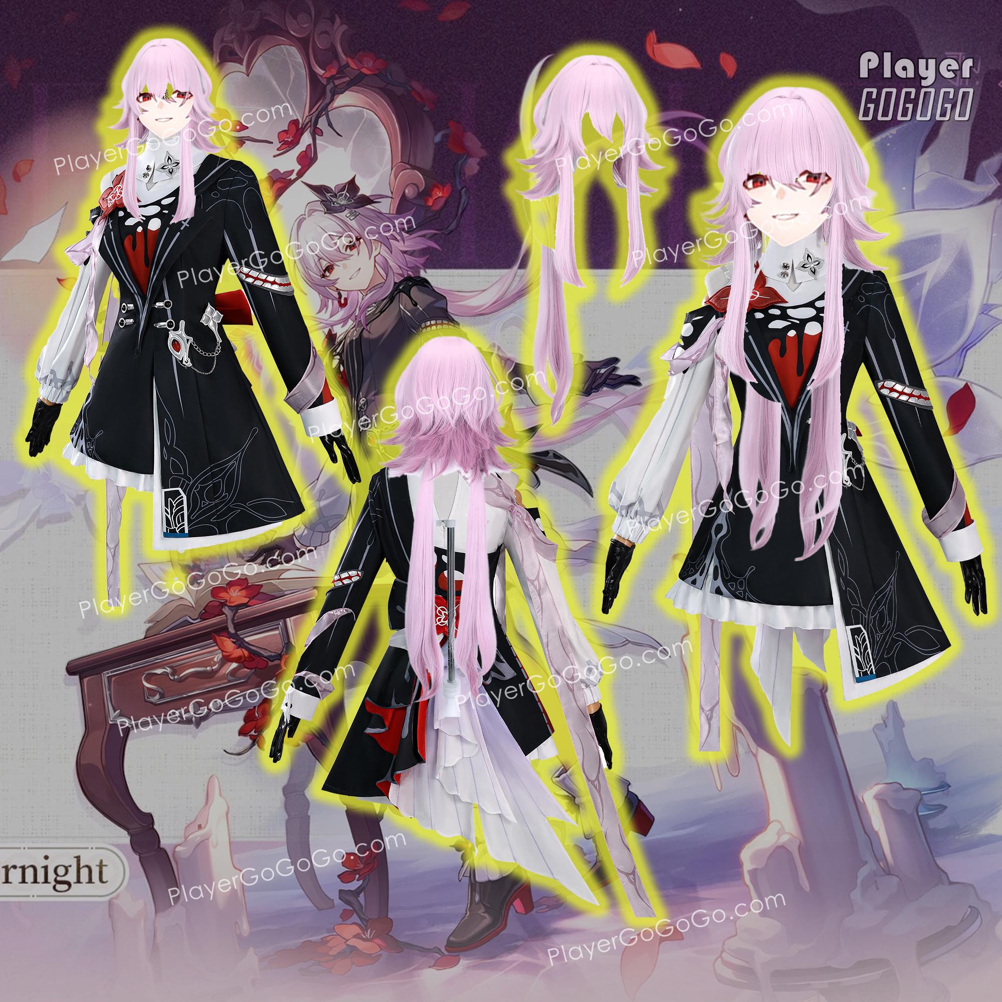 Honkai: Star Rail Evernight Cosplay Set - Seajelly Lamp, Umbrella, Wig ...