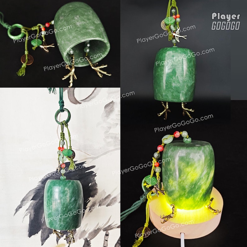 Where Winds Meet Jadecup Bird Night Light Charm / Wind Bell Chime ...