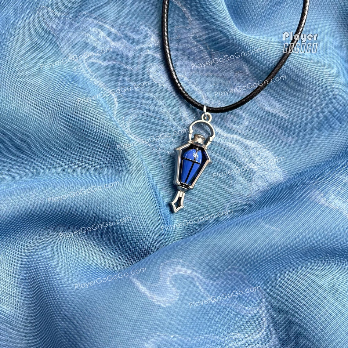 Genshin Impact Flins Lantern Pendant Necklace, Flins Genshin ...
