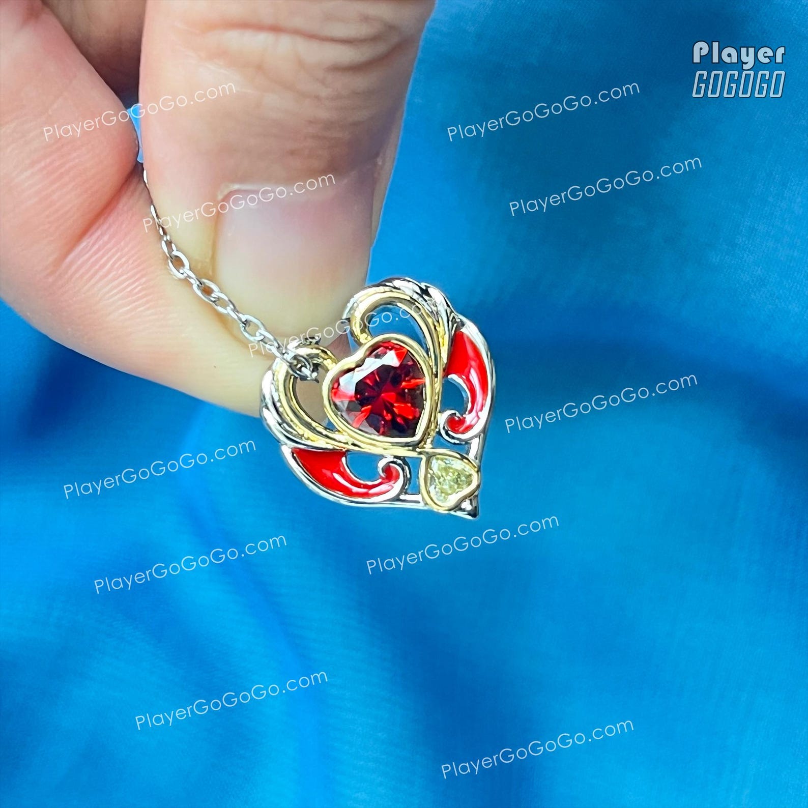 Iris Heart Necklace for Cosplay & Daily Wear, Magical Girl Cosplay ...