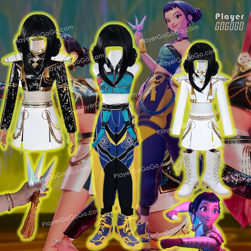 Zoey kpop demon hunters outfits - Etsy España