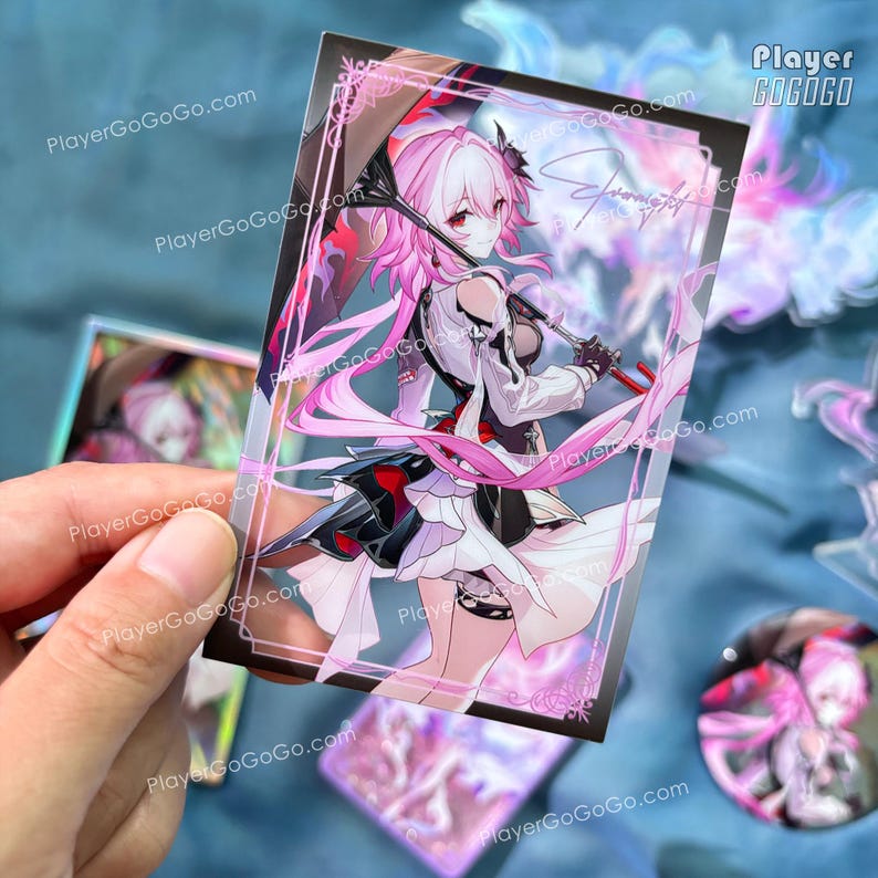 Honkai: Star Rail Cyrene & Evernight Art Print Set - Standee, Badge ...