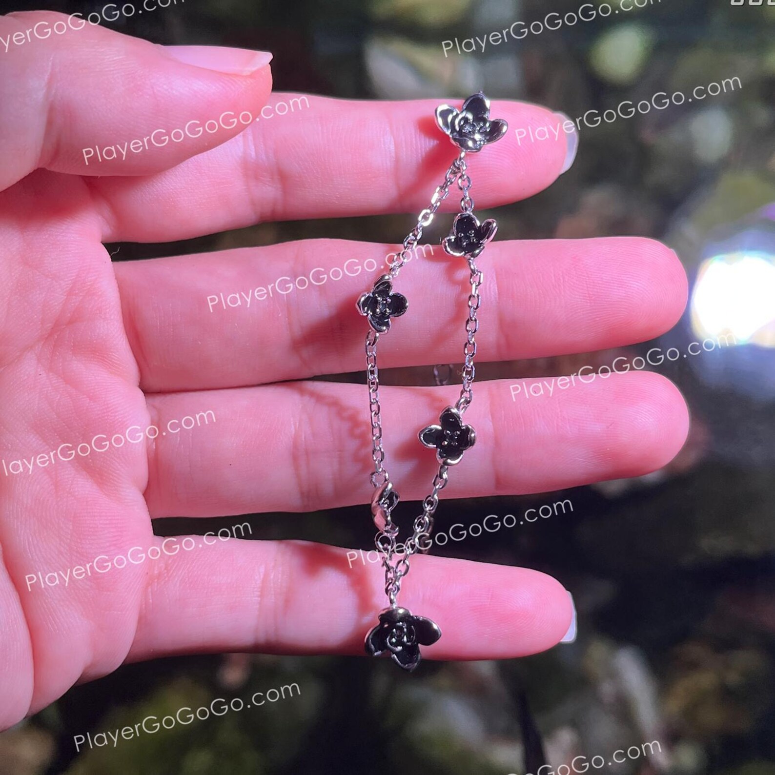 Silver + Schorl Made Love and Deepspace Zayne Jasmine Double Chain ...