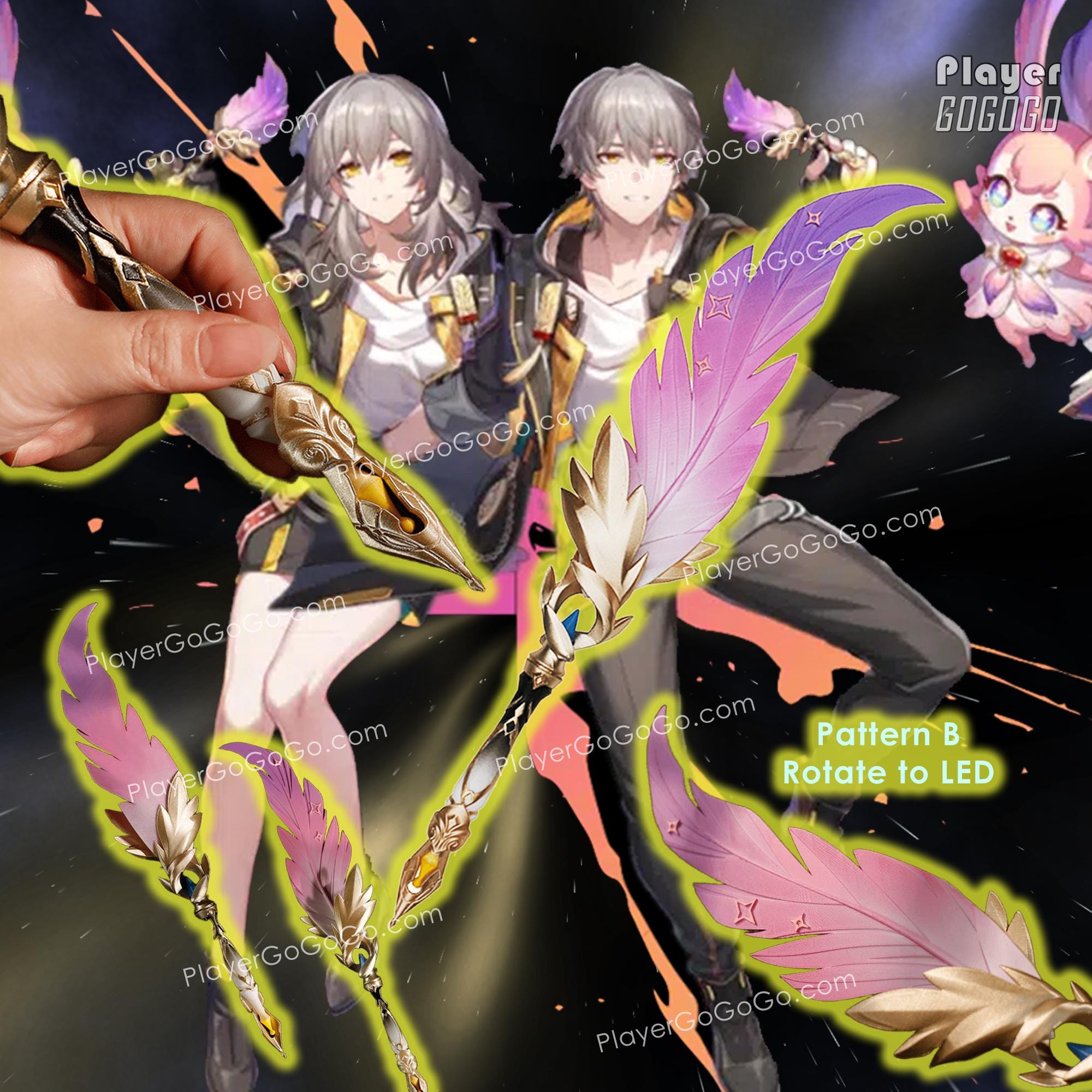 Honkai: Star Rail Remembrance Trailblazer Feather Pen for Cosplay ...