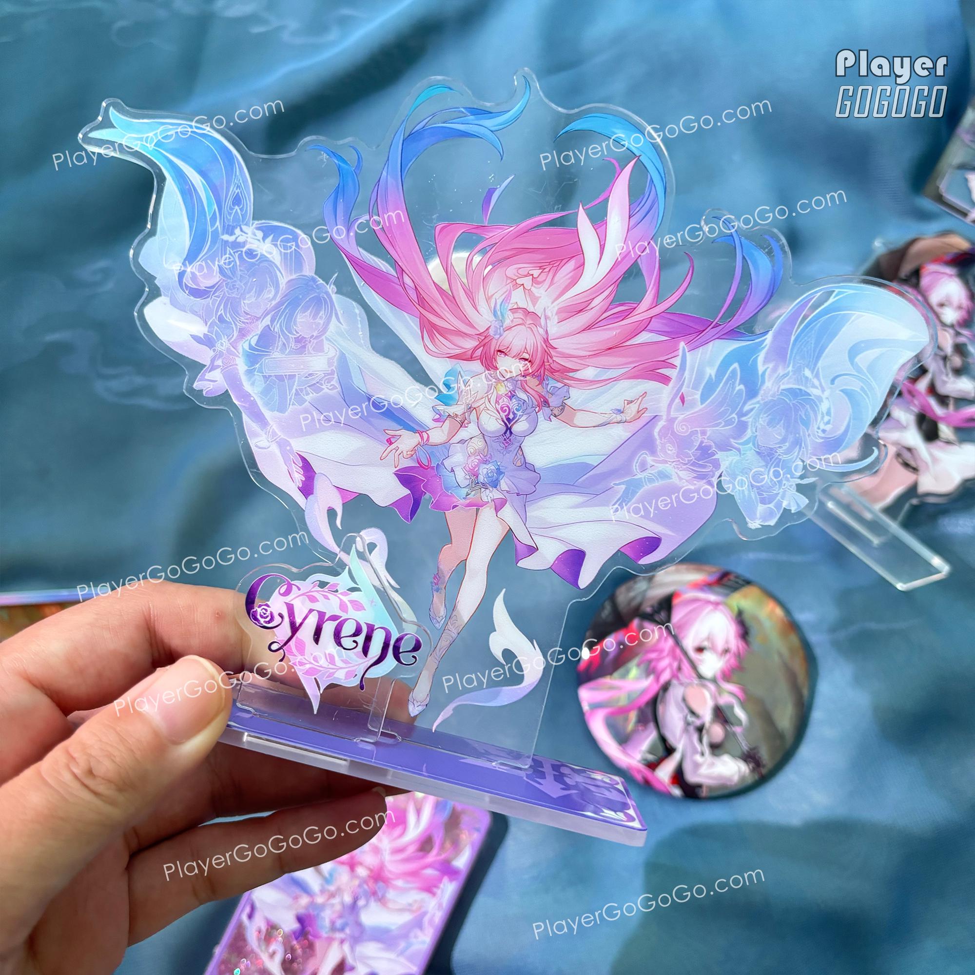 Honkai: Star Rail Cyrene & Evernight Art Print Set - Standee, Badge ...