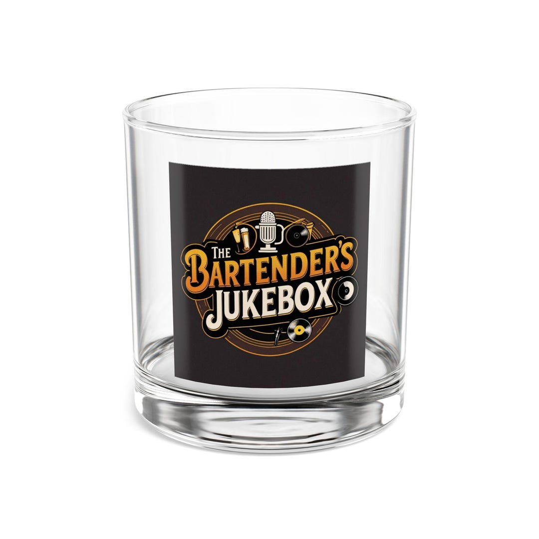 Unique Bartender's Jukebox Rocks Glass, Whiskey Tumbler, Cocktail Gift ...