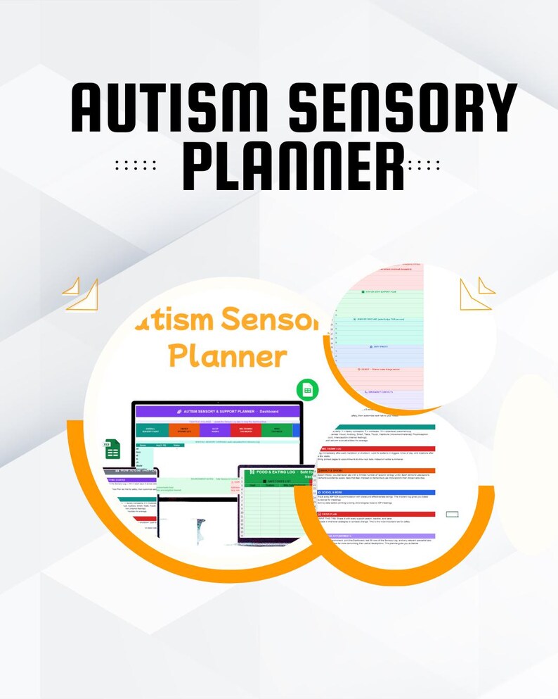 Neurodivergent Life Planner | Autism ADHD Sensory Tracker (excel ...
