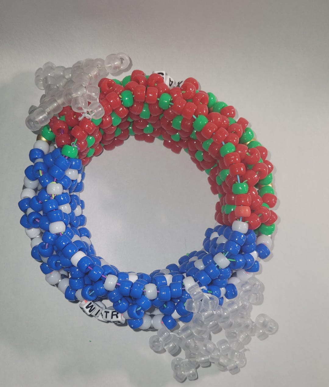Winter/christmas Themed Kandi W Snowflakes - Etsy