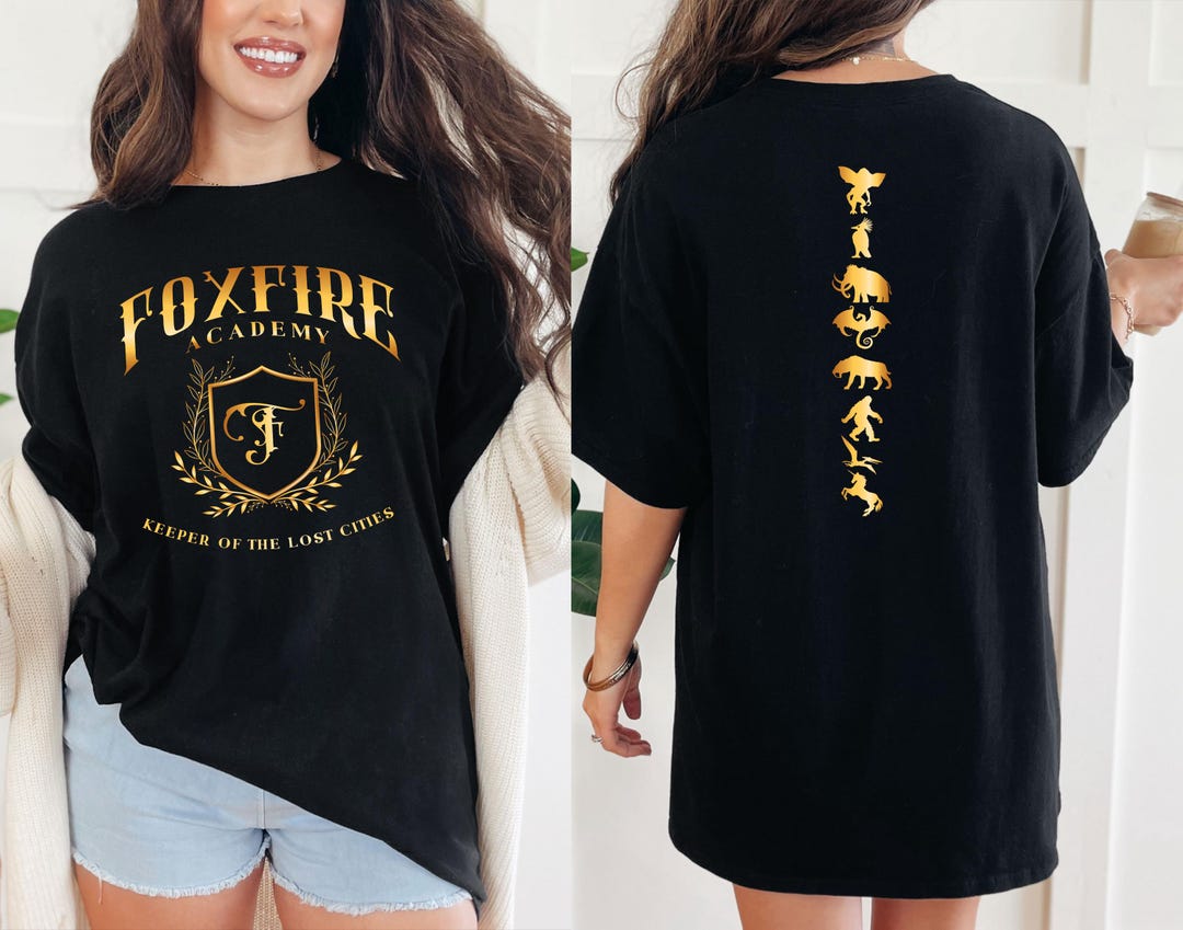 2 Sided KOTLC Shirt With Symbols, Foxfire Academy Shirt, Keeper of the ...