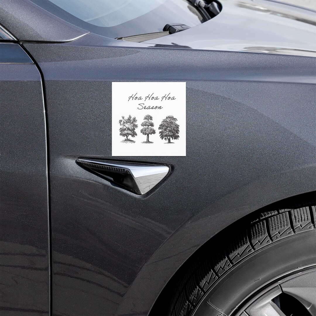 Hoa Hoa Hoa Season Car Magnets - Etsy