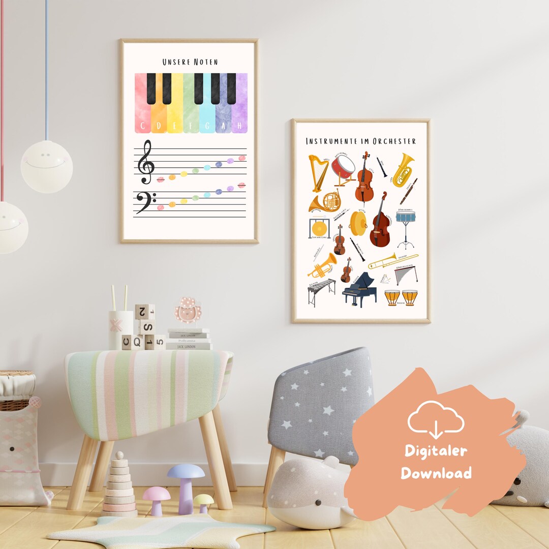 Music Learning Posters: Orchestral Instruments Bundle, Posters for ...