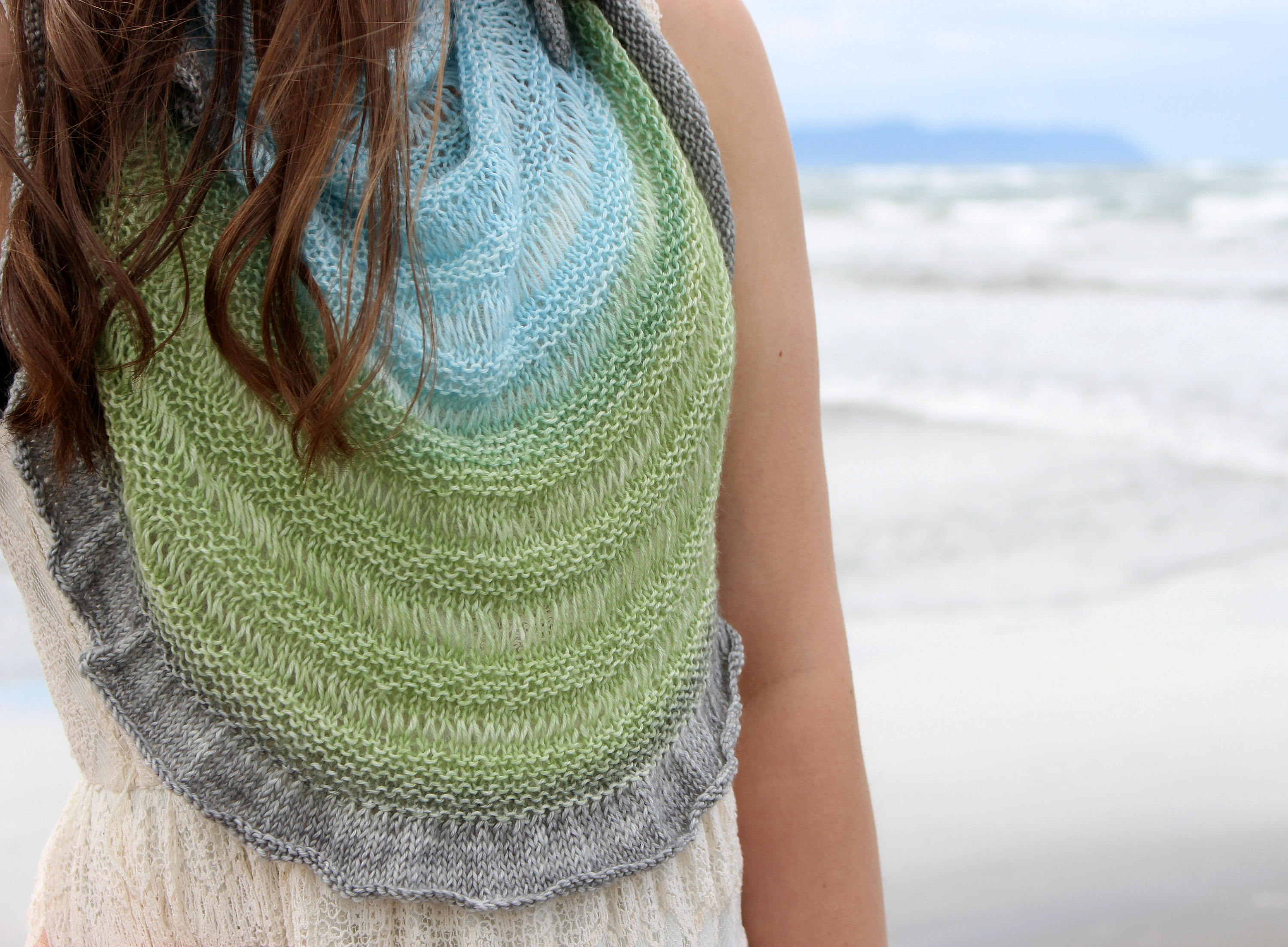 Coastal Shawl PDF Knitting Pattern - Etsy