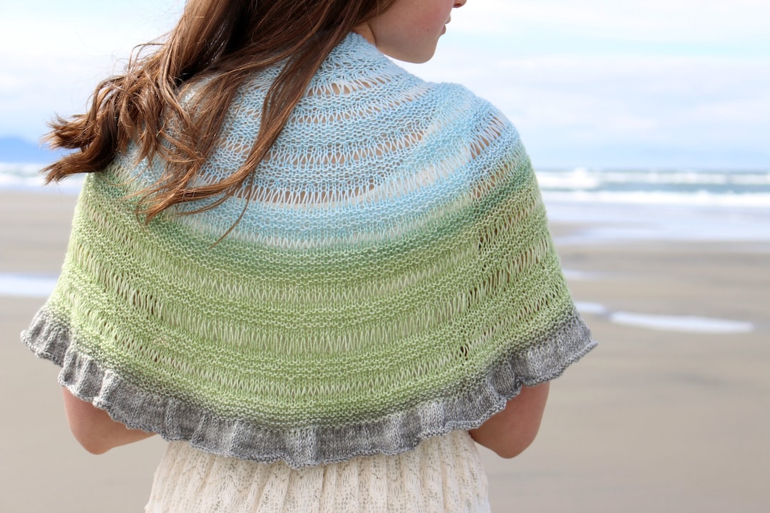Coastal Shawl | PDF Knitting Pattern - Etsy