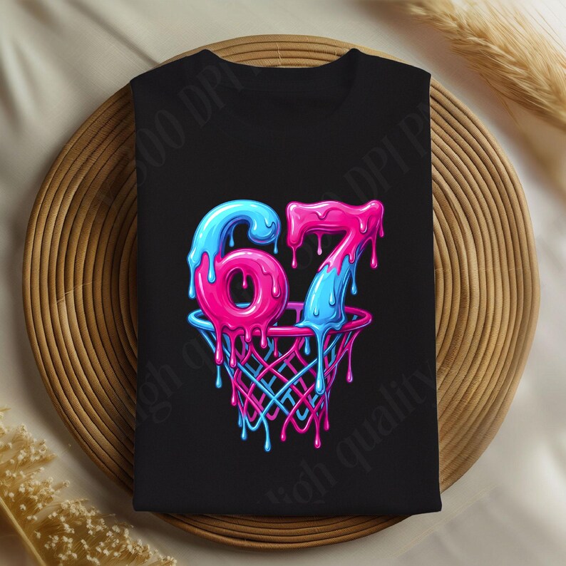67 Basketball Drip Six Seven Funny Png, Basketball 67 Six Seven Gen ...