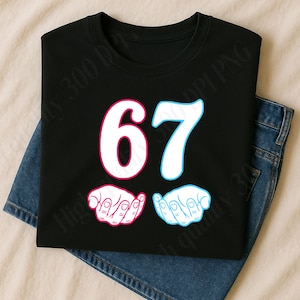 Six Seven 67 6 7 Kids 67 Boys 6-7 Meme Hands Funny Png, 6-7 Meme Hands ...