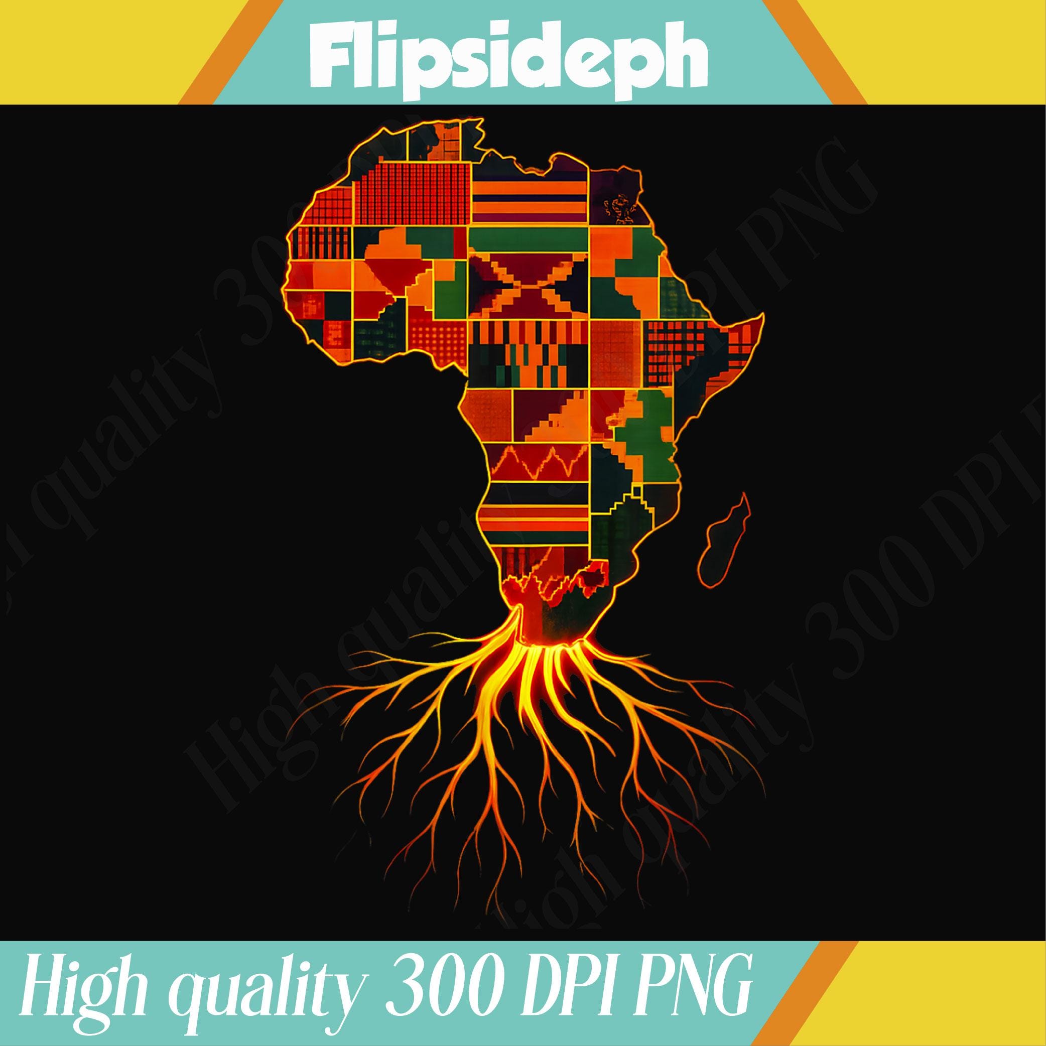 Africa Cool African Roots Map Traditional Kente Cloth Png, African ...