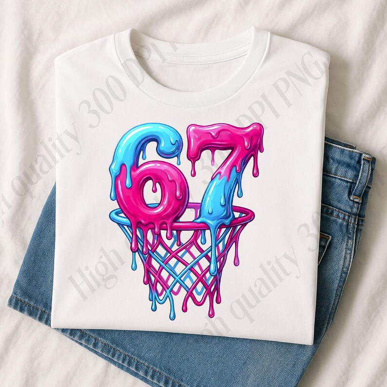 67 Basketball Drip Six Seven Funny Png, Basketball 67 Six Seven Gen ...